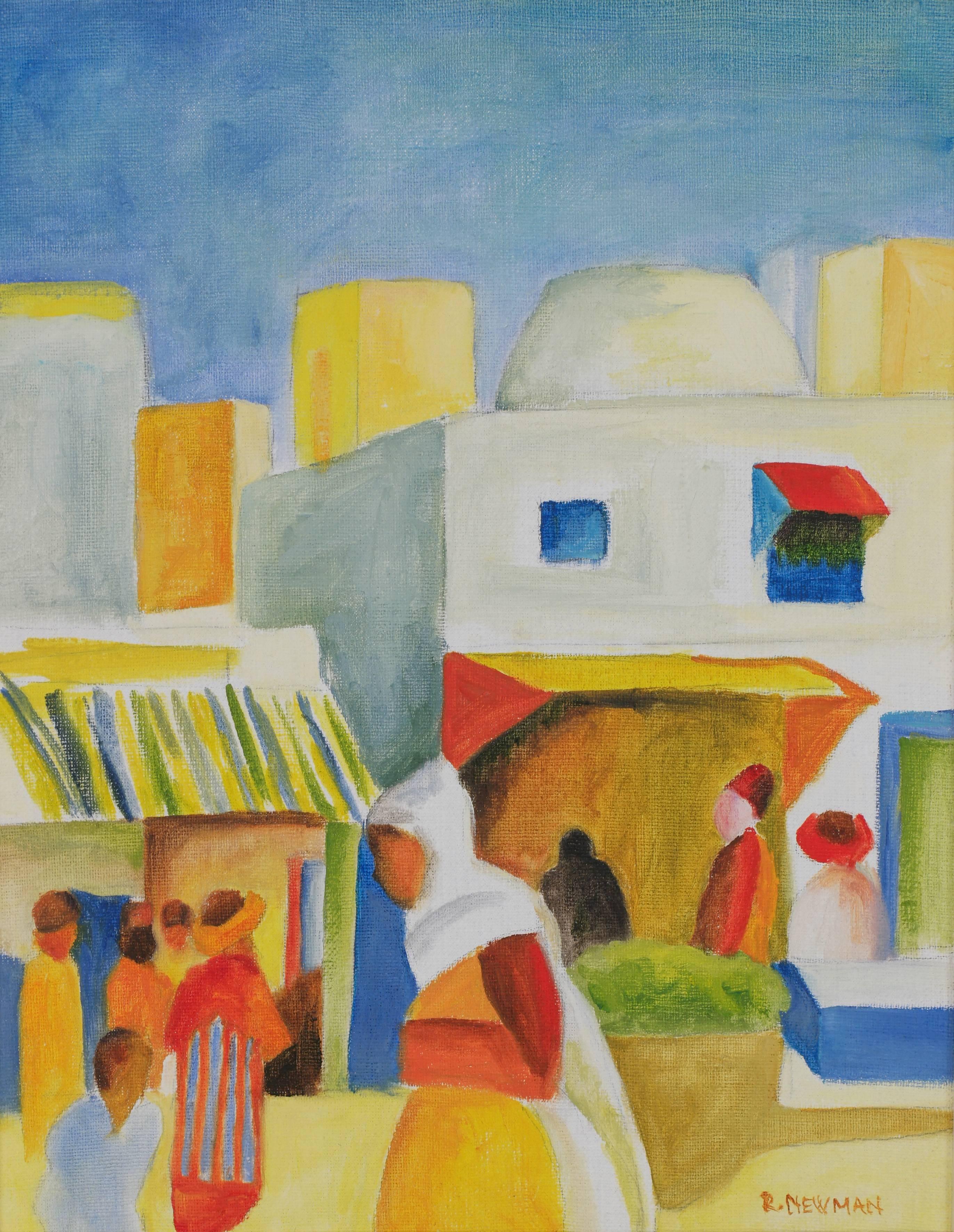 Rachel Newman - Three "Homage to August Macke" Paintings at 1stDibs ...