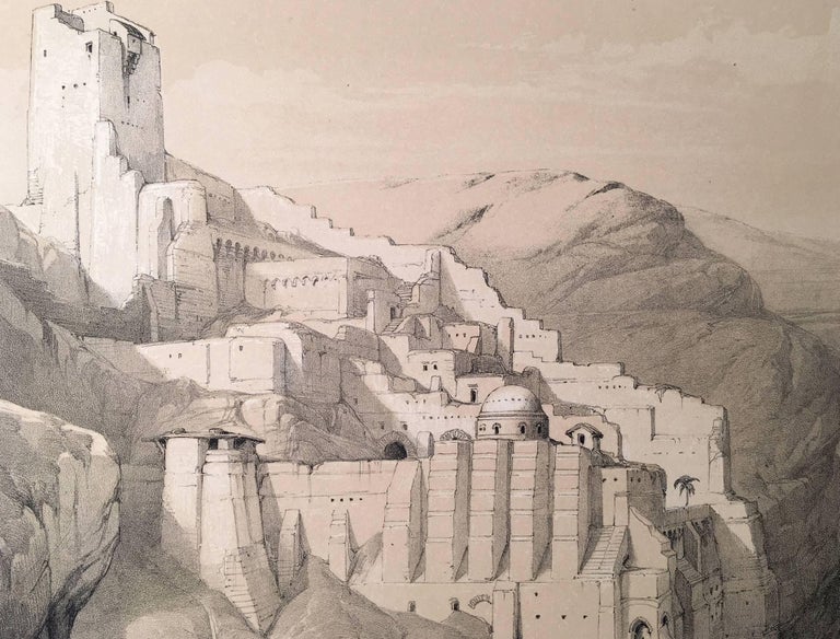 David Roberts - Engedi, The Convent of St. Saba at 1stDibs
