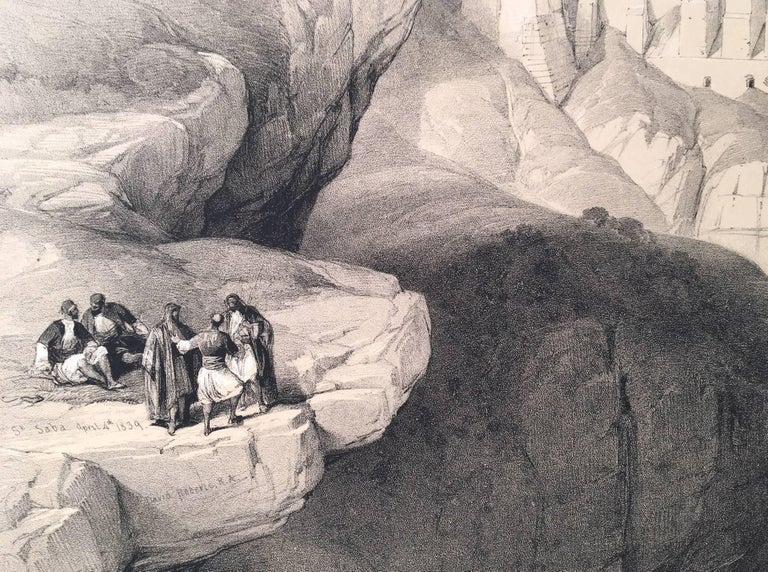David Roberts - Engedi, The Convent of St. Saba at 1stDibs