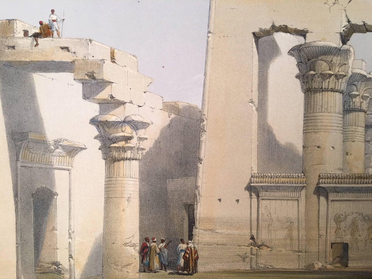 David Roberts - Portico of the Temple of Kalabsha For Sale at 1stDibs