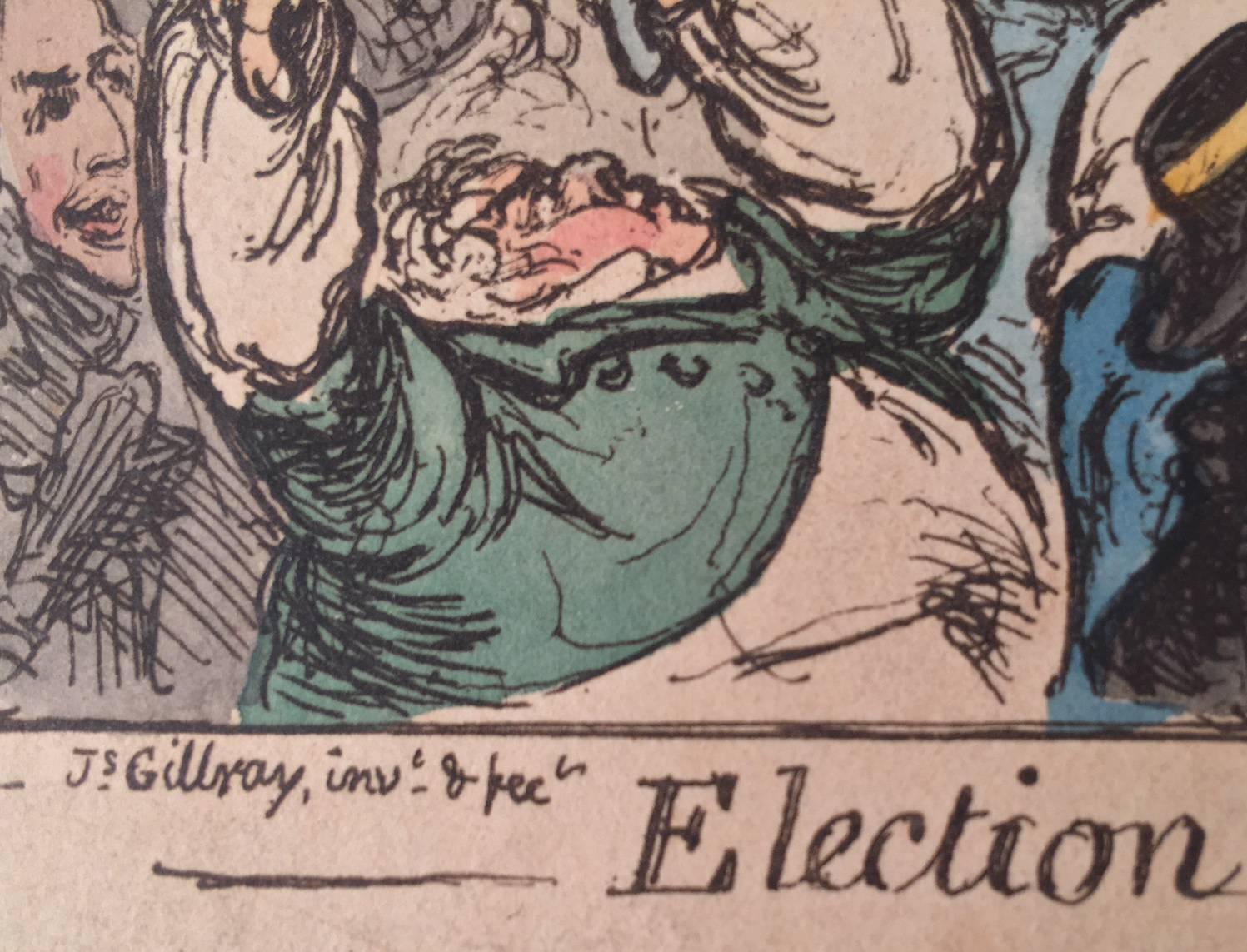 James Gillray - Election Candidates -- or --the Republicans Goofe at ...