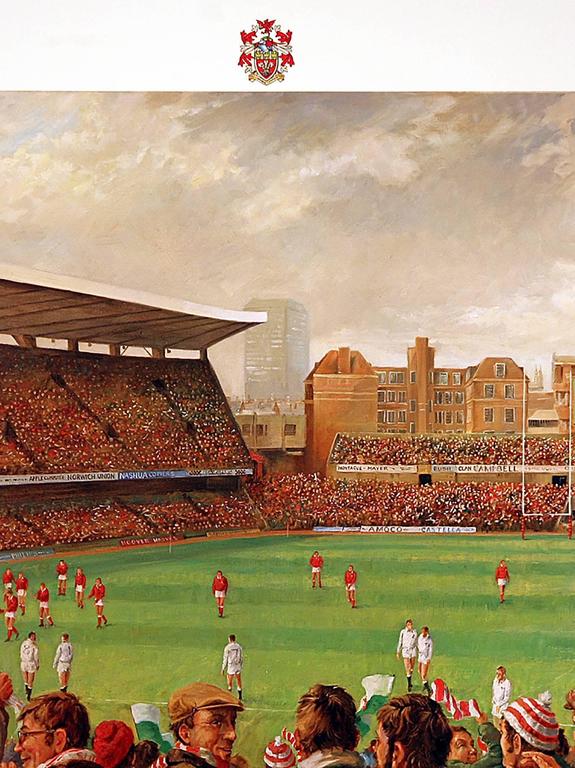 Alan Fearnley - Welsh Rugby Centenary Match at Cardiff Arms Park ...
