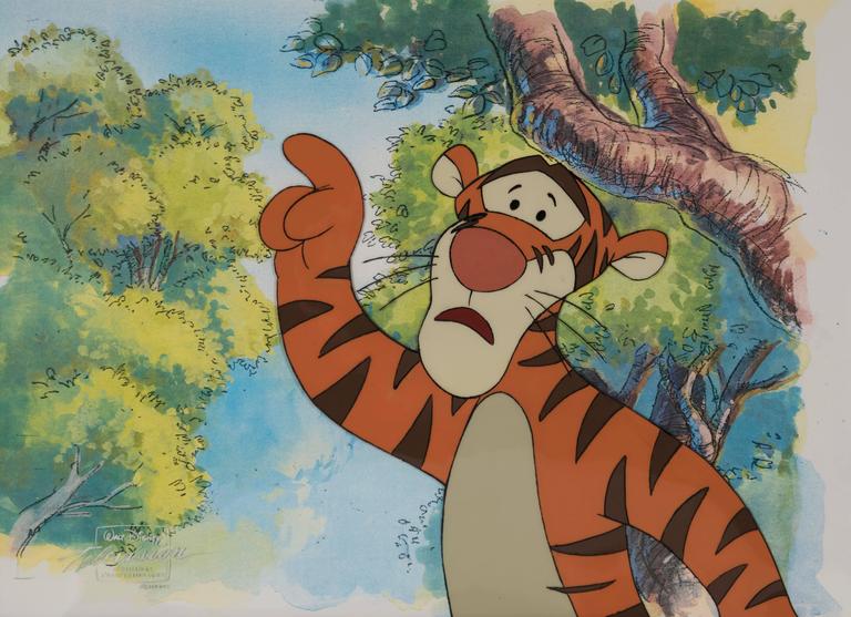 Walt Disney - Tigger, Painting at 1stdibs