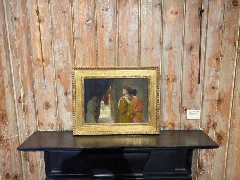 George Morton - Waiting, 19th Century Pre-Raphaelite Oil For Sale at ...