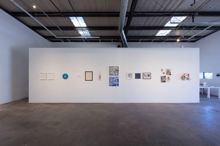 JM Rizzi - RM Rizzi, Silver on Black, abstract expressionist acrylic ...