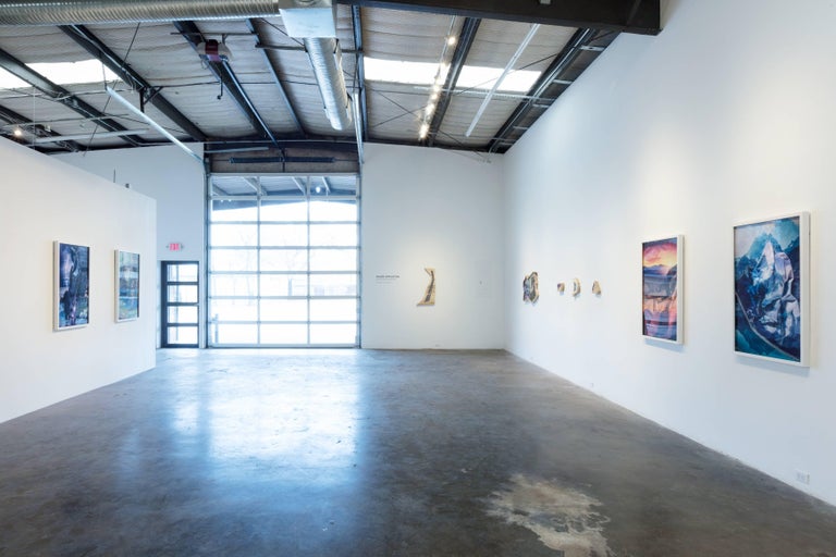 Kalee Appleton - Kalee Appleton, Glacier in Glacier Lake, framed unique ...