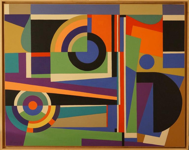 Pedrini Silvia - Orphisme V, Painting at 1stdibs