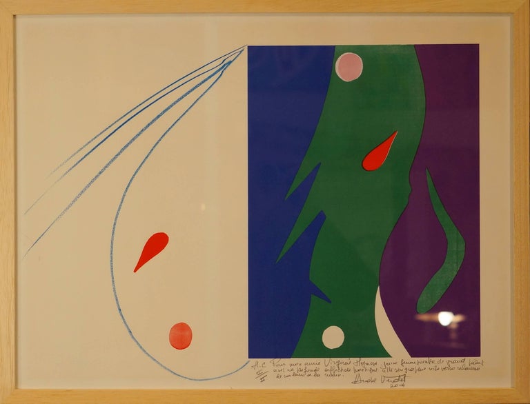 André Verdet - Abstract Composition XII -- unique work, 2004 ...