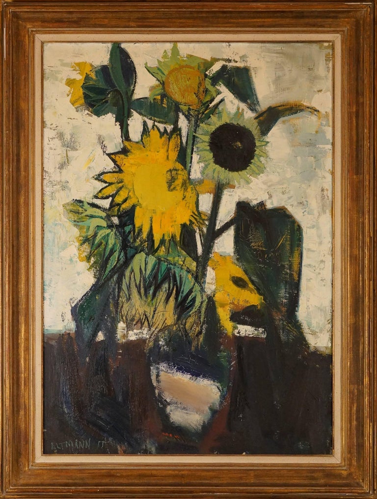 Gérard Altmann - Le Bouquet, 1955 - oil paint, 110x83 cm, framed For ...