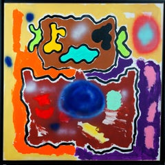 Pedrini Silvia - Orphisme Triptych, Painting at 1stdibs