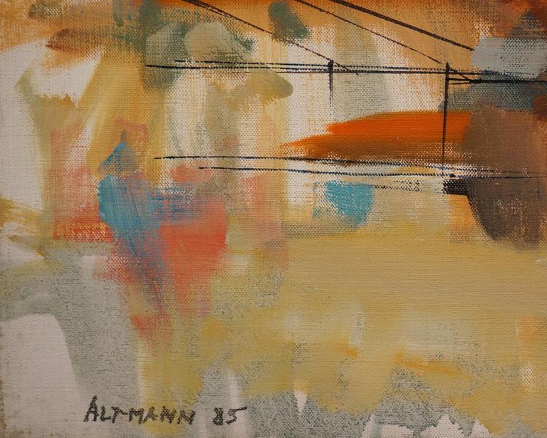 Gérard Altmann - L'Estaque, 1985 - oil paint, 81x100 cm., framed For ...