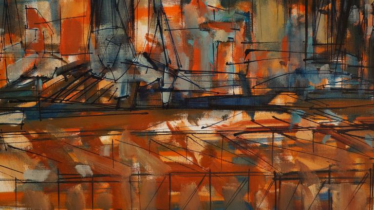 Gérard Altmann - L'Estaque, 1985 - oil paint, 81x100 cm., framed For ...