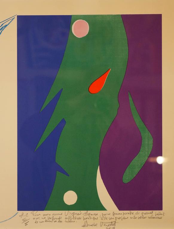 André Verdet - Abstract Composition XII -- unique work, 2004 ...