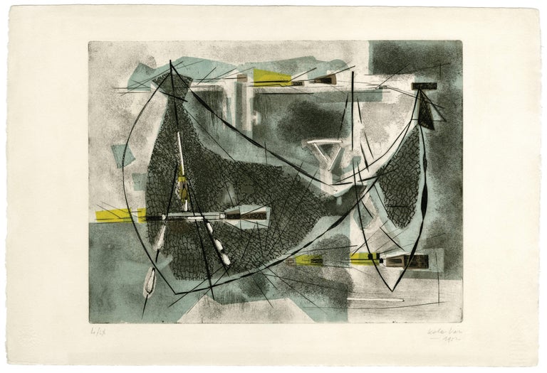 Sigismond Kolos-Vari - Nets – Mid-Century Modernism, Atelier 17 For ...