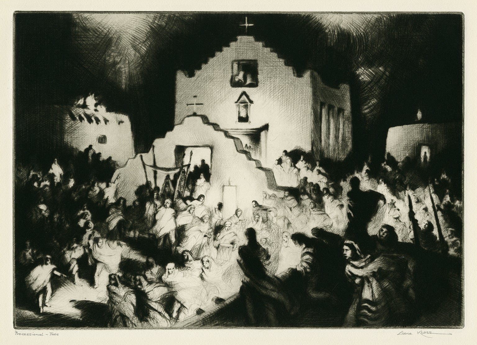 Gene Kloss - Old Mine on Red Mountain (Colorado); artist proof at 1stDibs