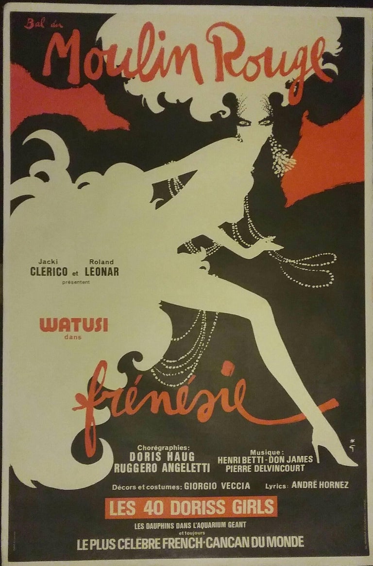 René Gruau - Bal du Moulin Rouge For Sale at 1stDibs | rene gruau ...