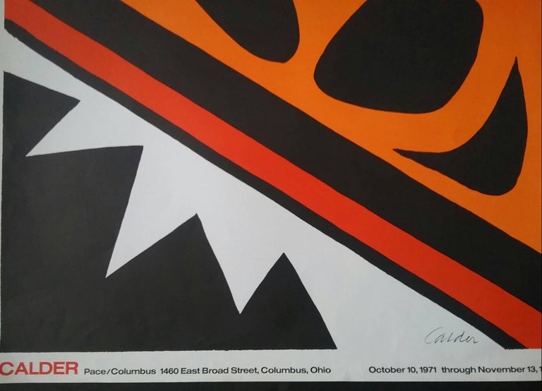 (after) Alexander Calder - Pace/Columbus exhibition poster 1971 For ...