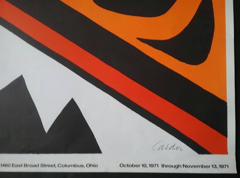 (after) Alexander Calder - Pace/Columbus exhibition poster 1971 For ...