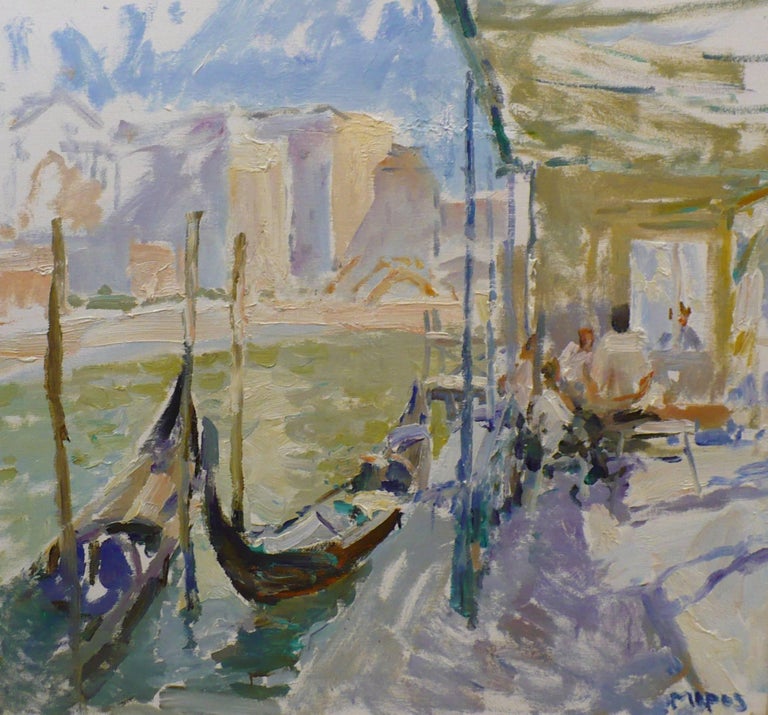 Georgij Moroz - Venice Oil cm. 55 x 60 1999 For Sale at 1stDibs