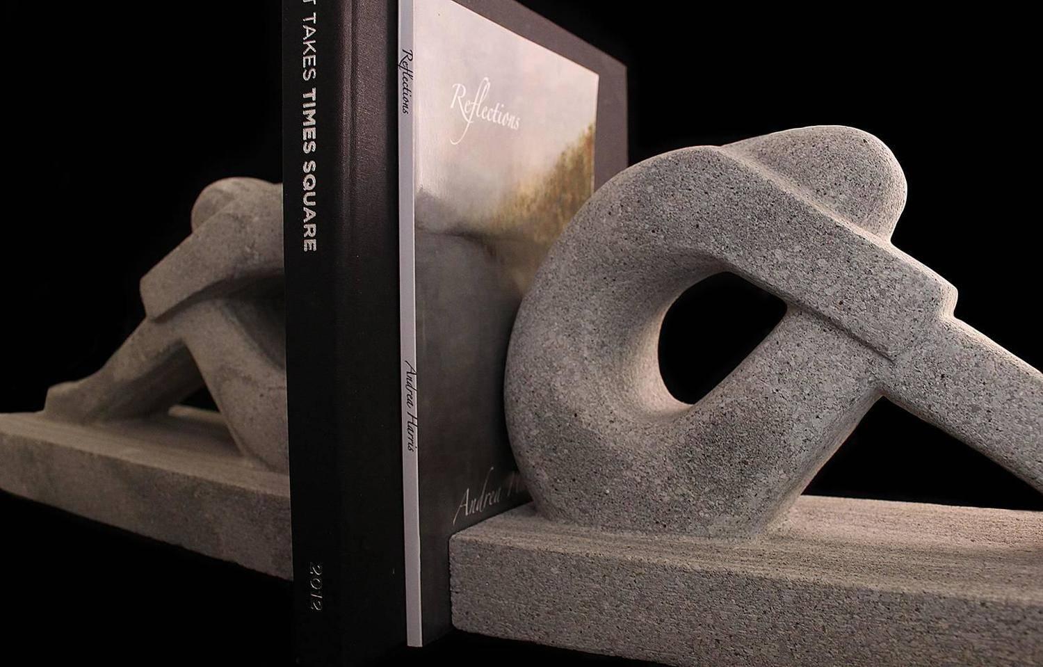 Tom Talucci - Set of Limestone Bookends at 1stDibs