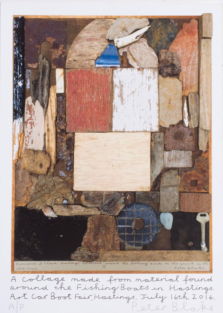 Peter Blake - Memories of place. ‘Hastings’, collected around the ...