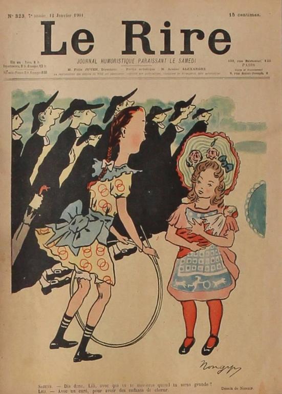 Unknown - Set of 9 magazine covers from the French Belle Epoque ...