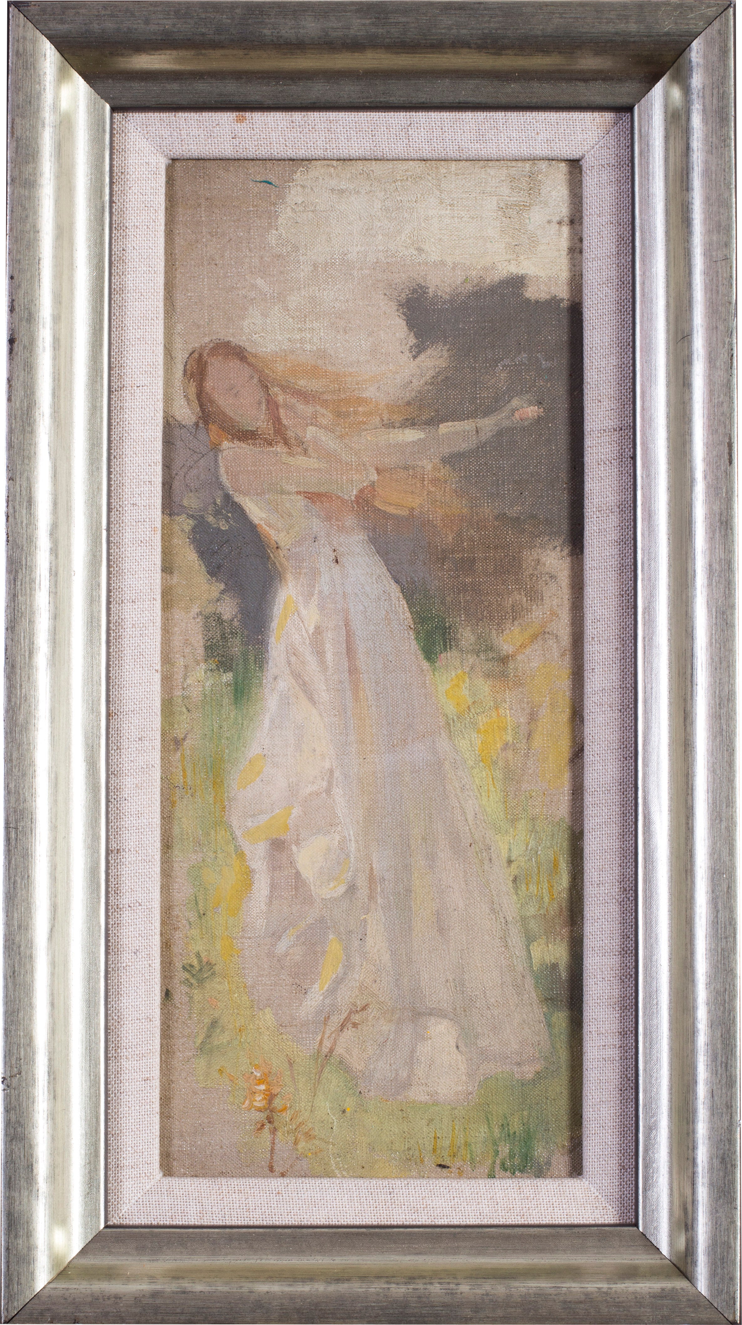 Albert Lynch - Small Impressionist French landscape oil by Peruvian ...