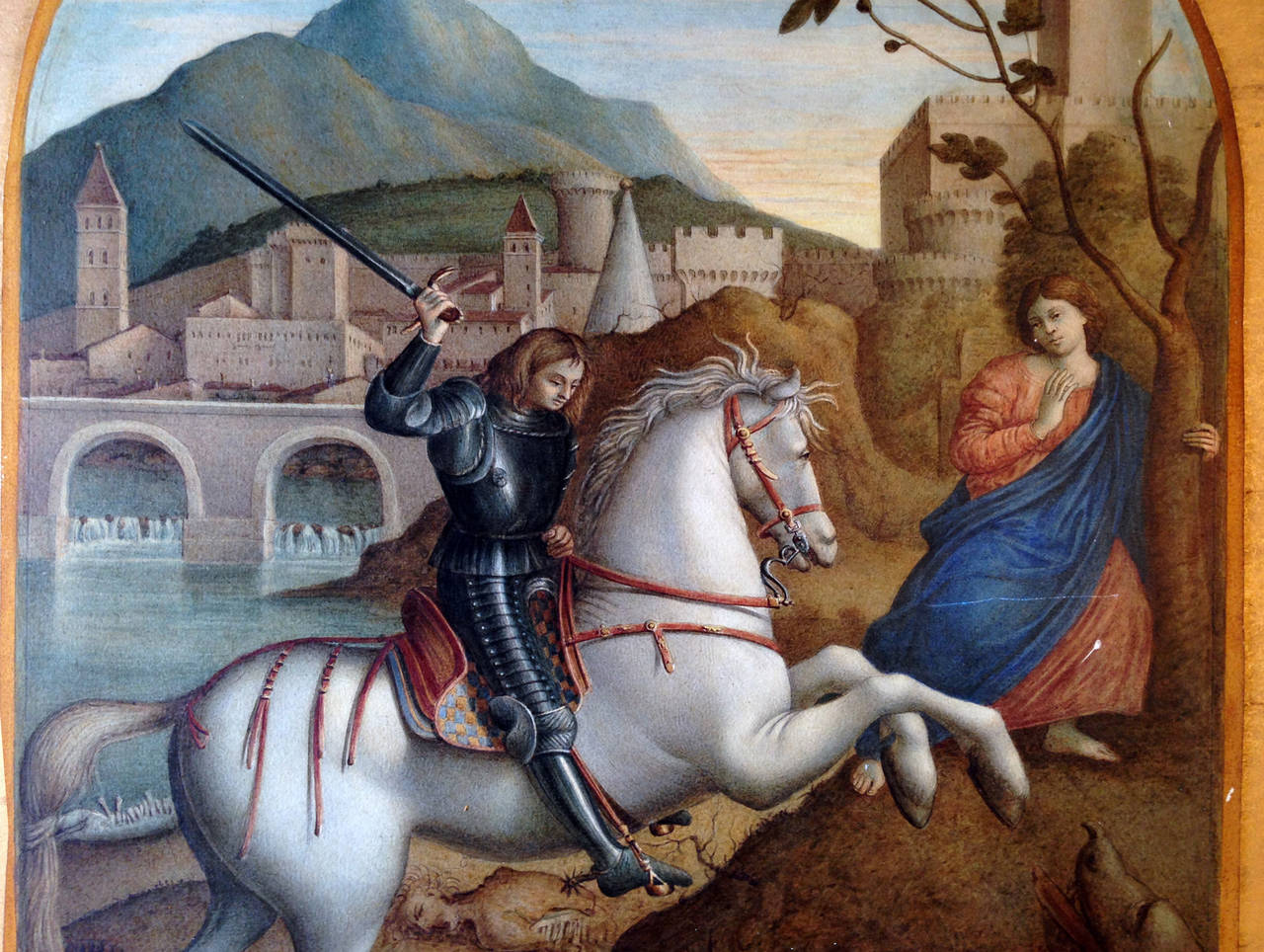 Luigi Desideri - Saint George Slays the Dragon at 1stDibs | dragon ...