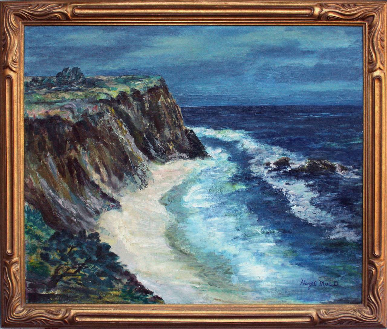 Hazel MacDonald - Low Tide in Big Sur Seascape at 1stDibs