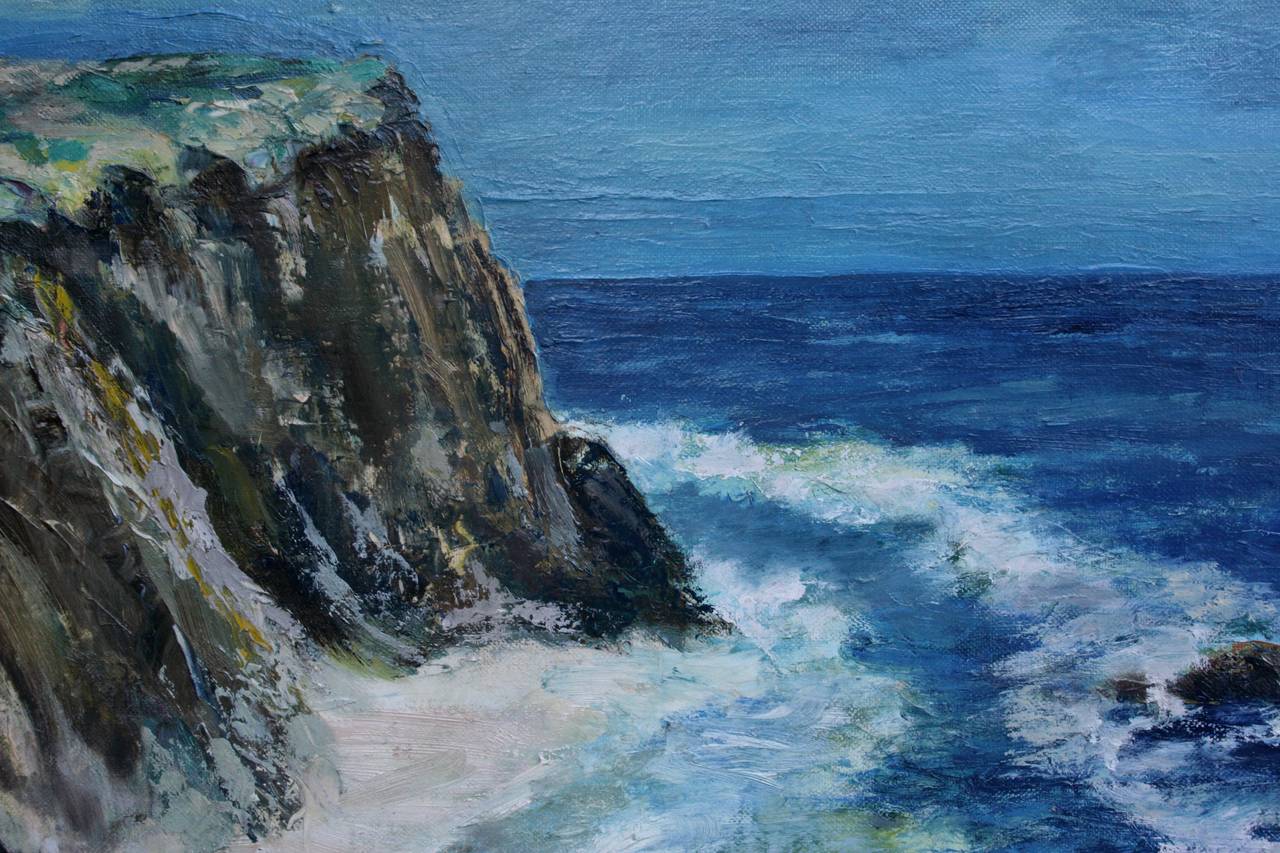 Hazel MacDonald - Low Tide in Big Sur Seascape at 1stDibs