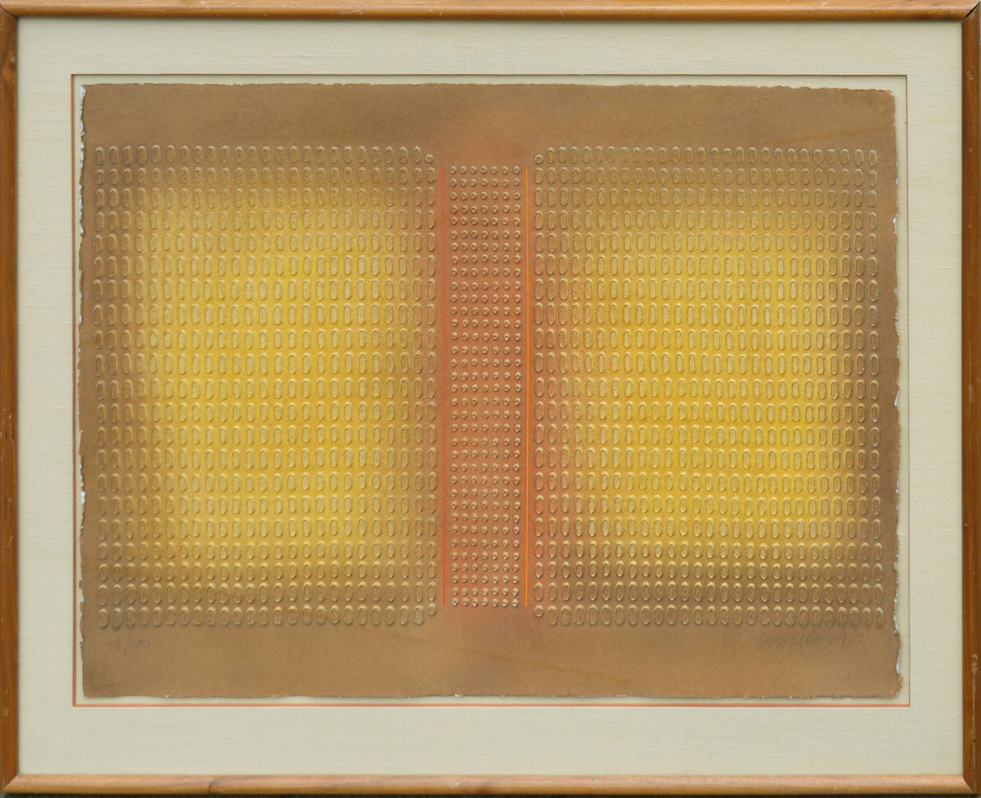 Paul Maxwell - Double Sunrise Geometric Abstract at 1stDibs