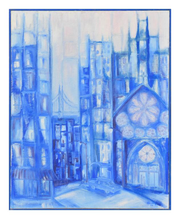 Clyde Gentry - Mid Century Blue San Francisco at 1stDibs