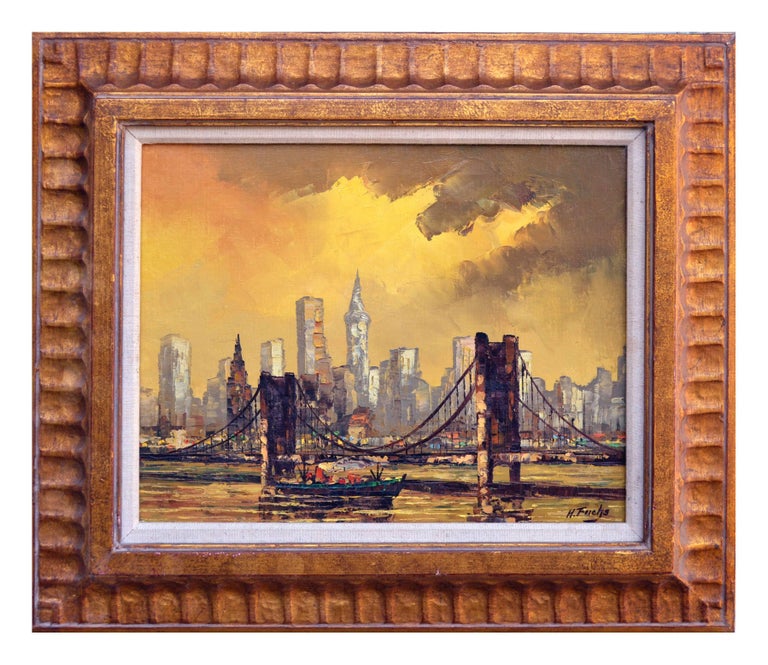 H. Fuchs - Brooklyn Bridge at 1stDibs