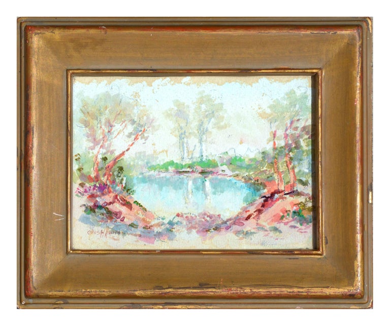 Charles Henry Harmon - Early 20th Century Fauvist Abstracted Landscape ...
