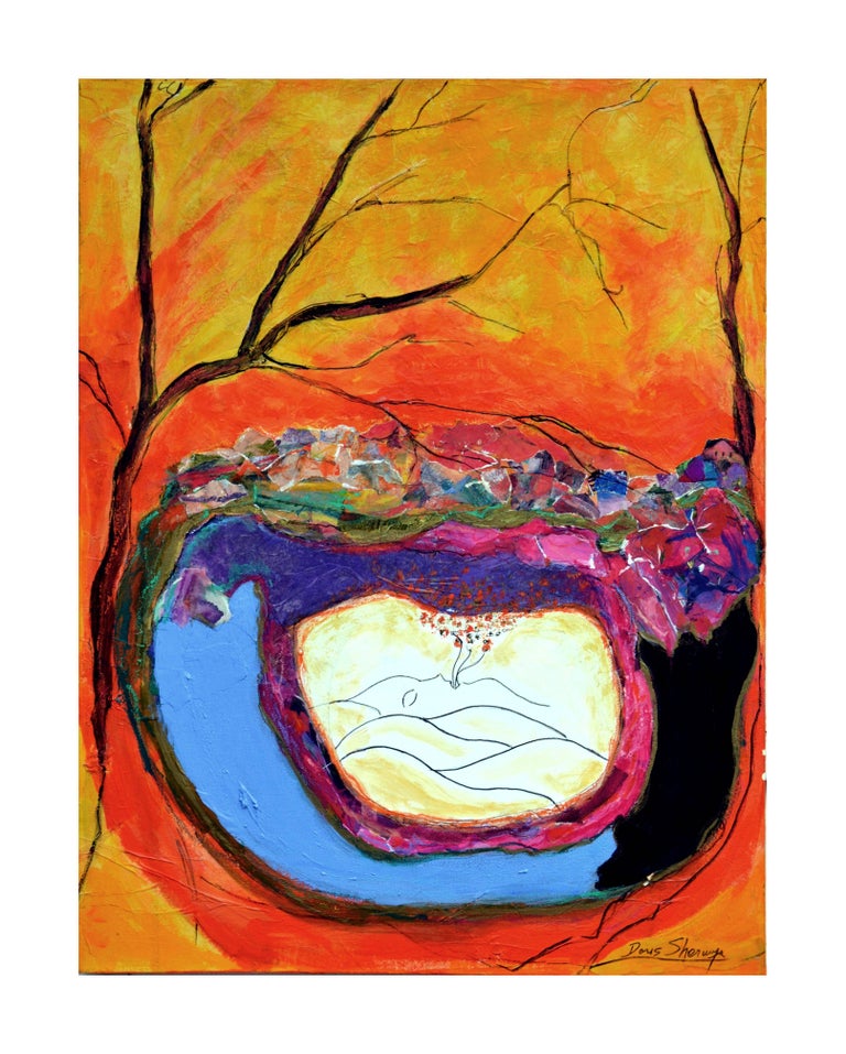 Doris Sherwyn - Earth Breath - Vintage Abstract Landscape For Sale at ...