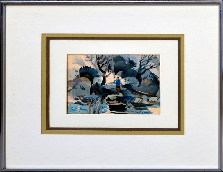 Milton Wilson - Capp Series Abstract Colors, Painting For Sale at 1stdibs