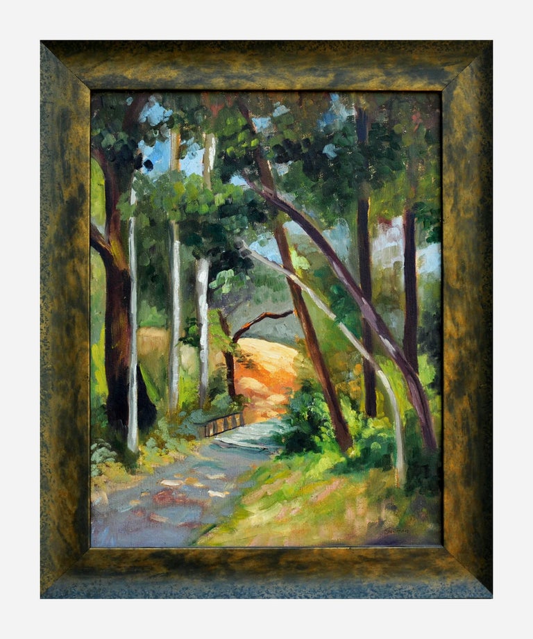 Sutton - Golden Gate Park Path Landscape at 1stDibs | sutton painting