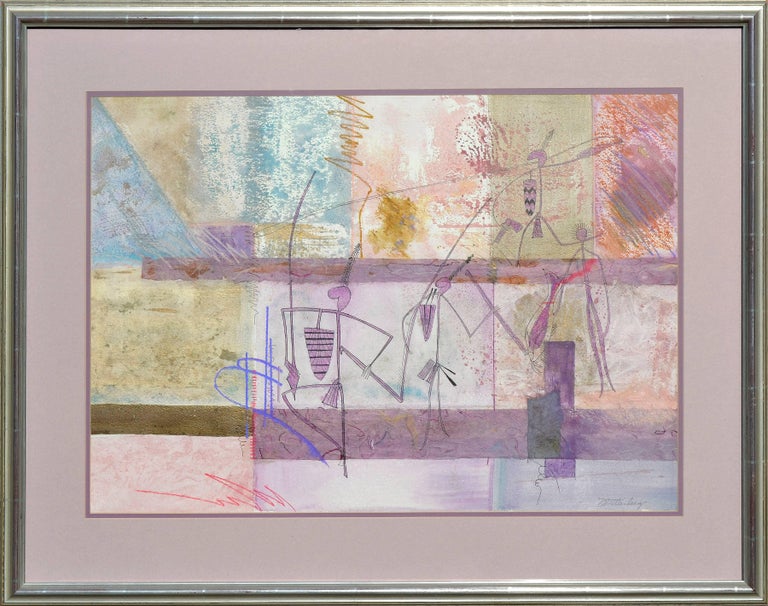 Diane Pendleton Steinberg - Modern Petroglyph Abstract For Sale at ...