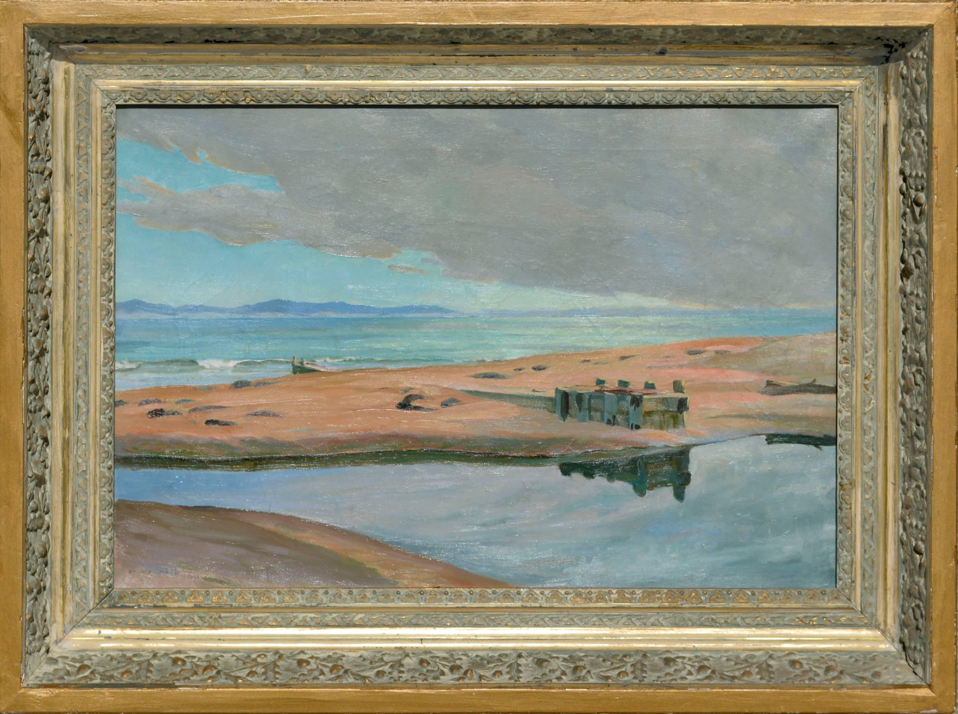 Warren Chase Merritt - Mid Century Capitola Beach Seascape at 1stDibs ...