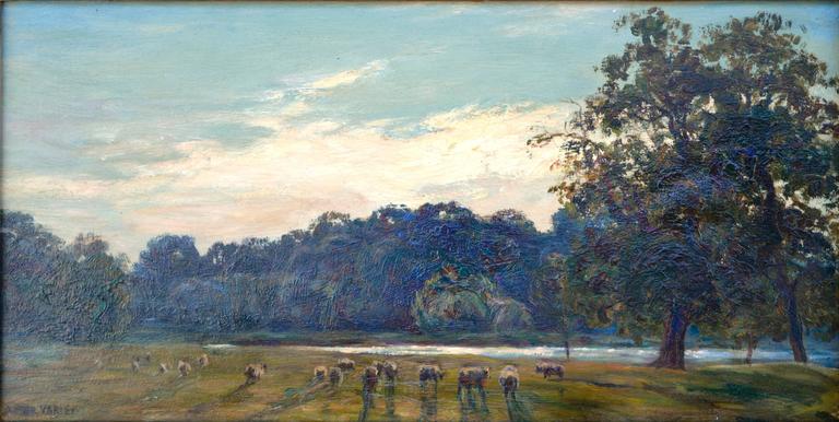 Unknown - 19th Century Pastoral In Manner of John Varley at 1stDibs