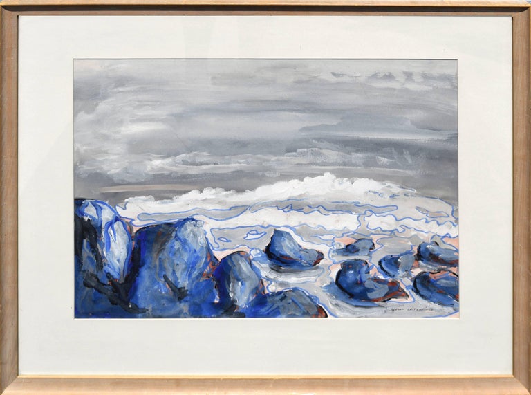 John Critchfield - Blue Rocks, North Beach, San Francisco - Abstracted ...