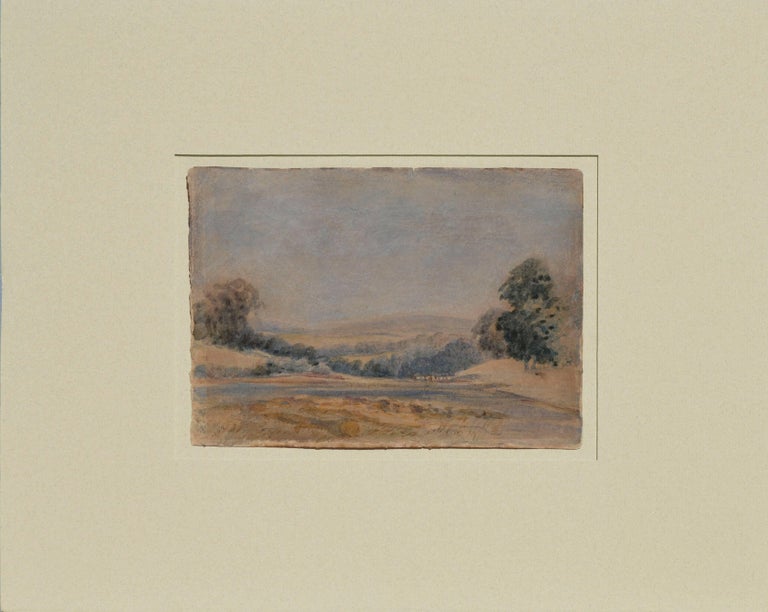 John Varley - Golden Fields -Turn of 19th Century North Wales Landscape ...