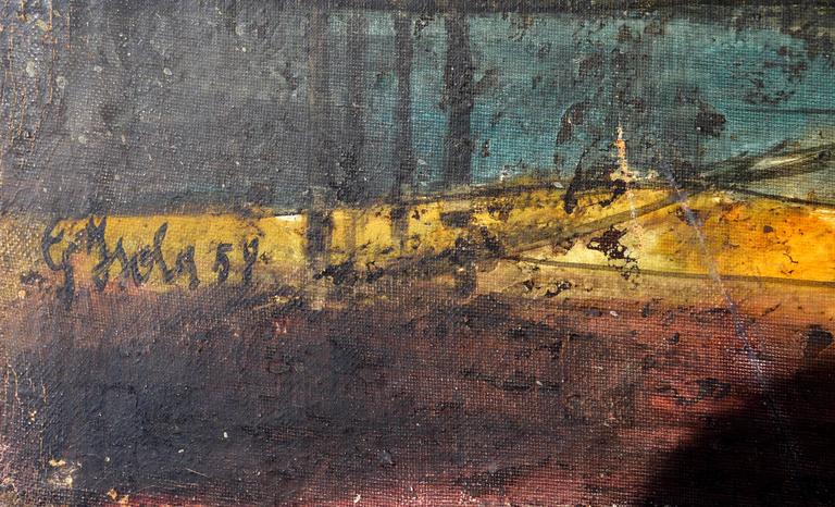 Giancarlo Isola - Italian Harbor Town at 1stDibs