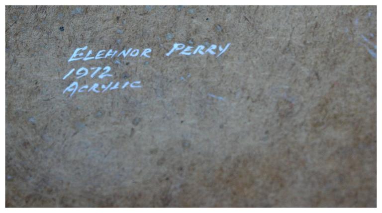 Eleanor Perry - abstraite botanique, fleur moderne des années 1970 en ...