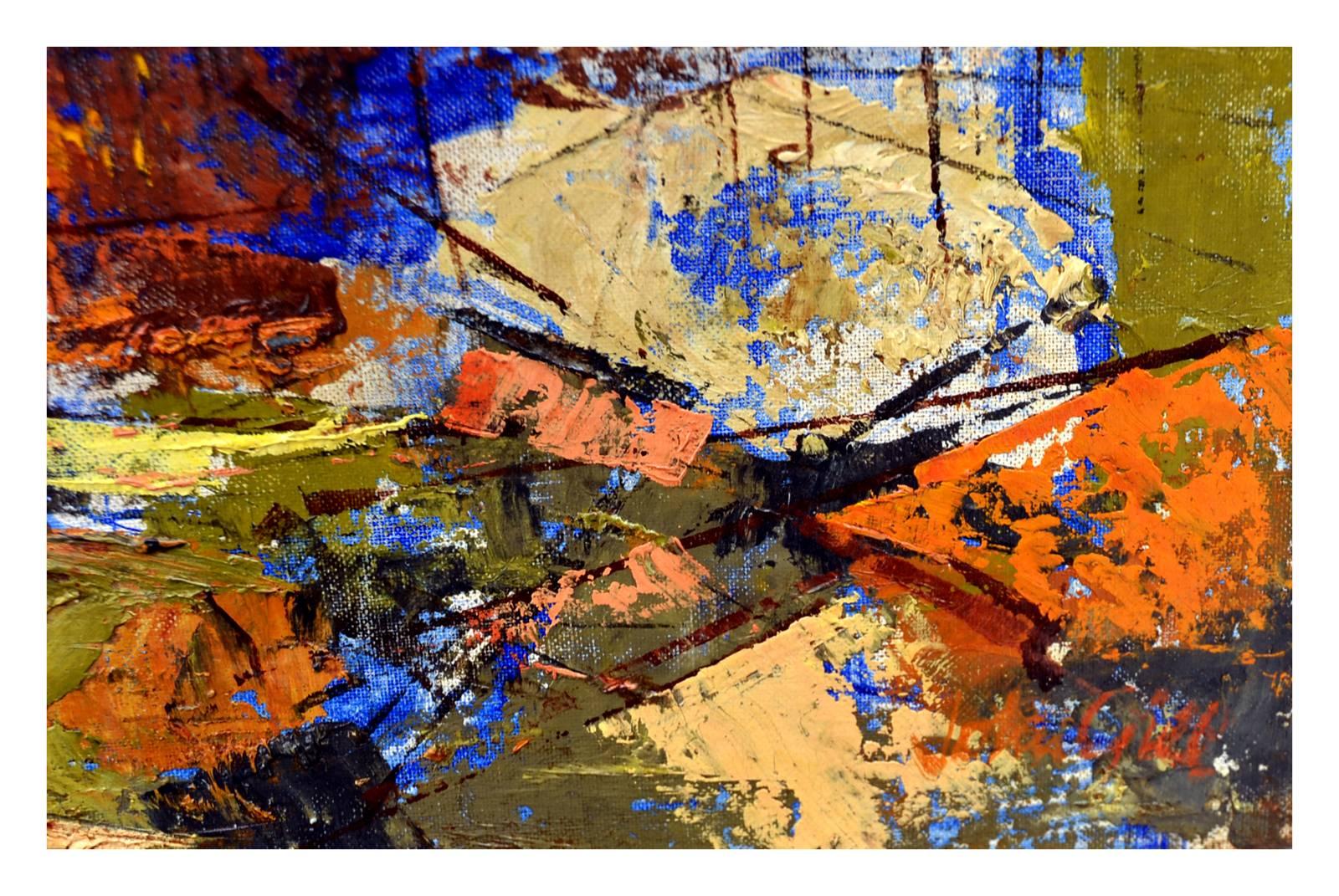 John Gill - San Francisco Harbor Mid-Century Modern at 1stDibs | john ...