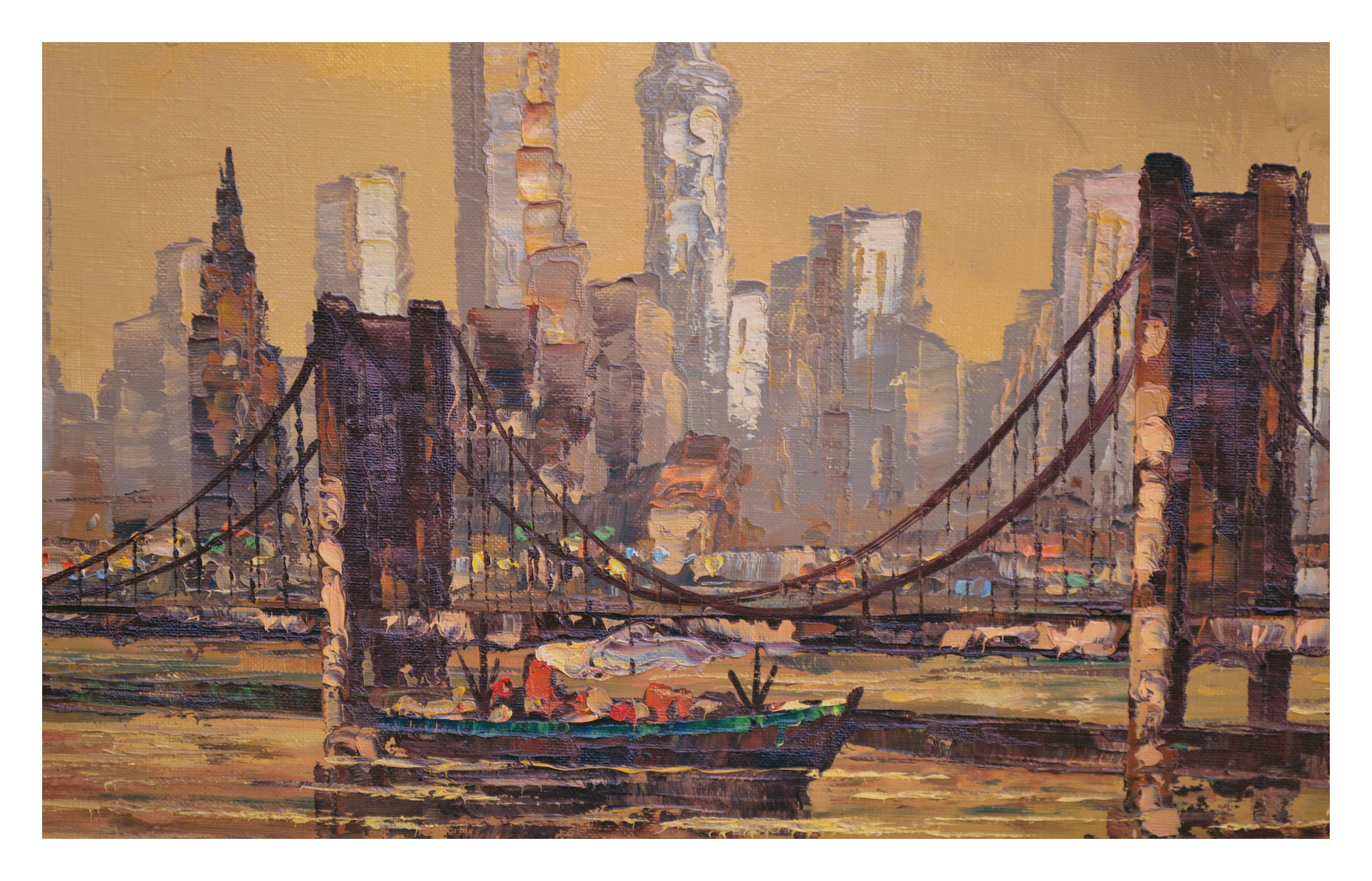 H. Fuchs - Brooklyn Bridge at 1stDibs | brooklyn trapp nude, h fuchs ...