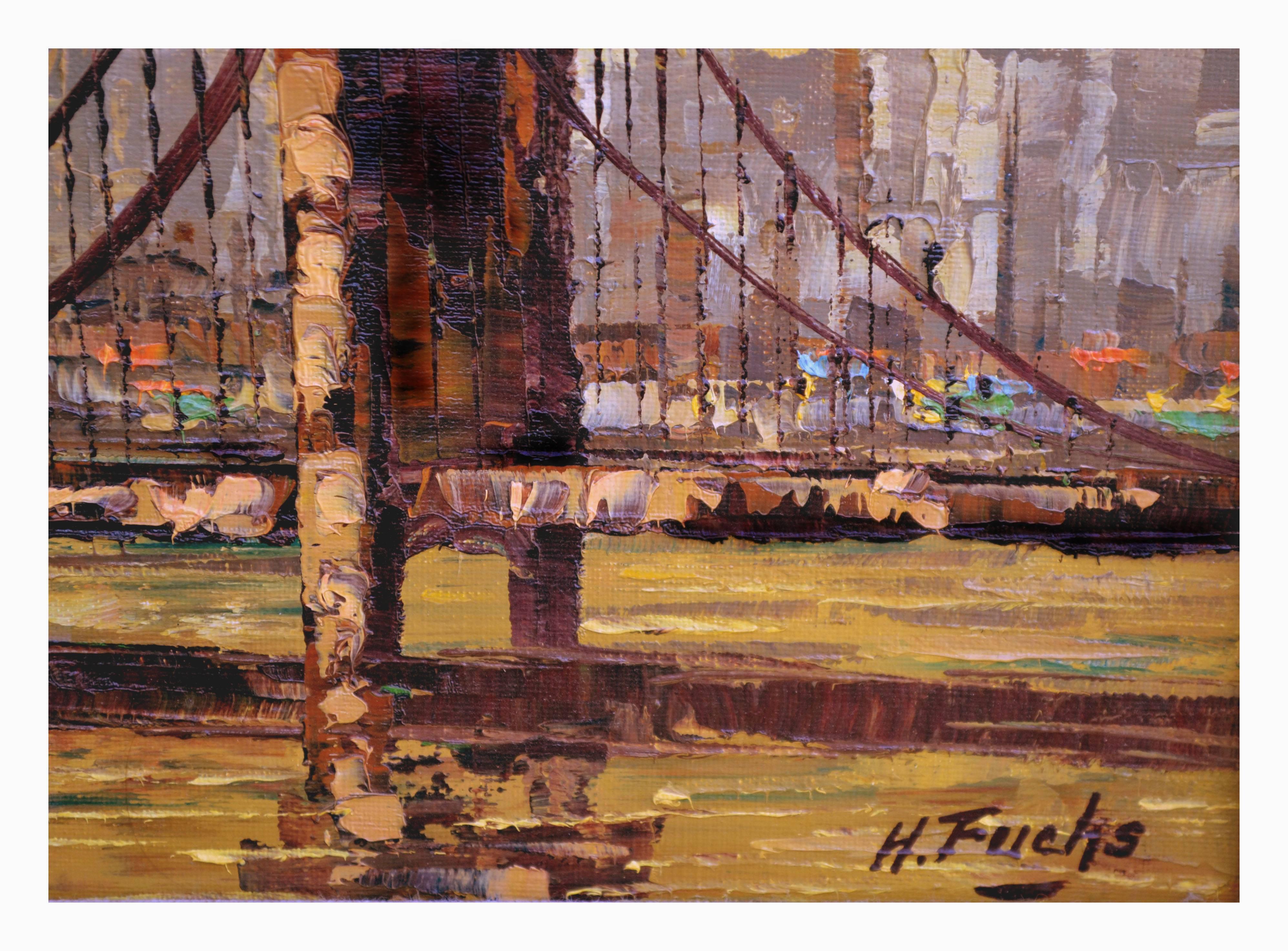 H. Fuchs - Brooklyn Bridge at 1stDibs | brooklyn trapp nude, h fuchs ...