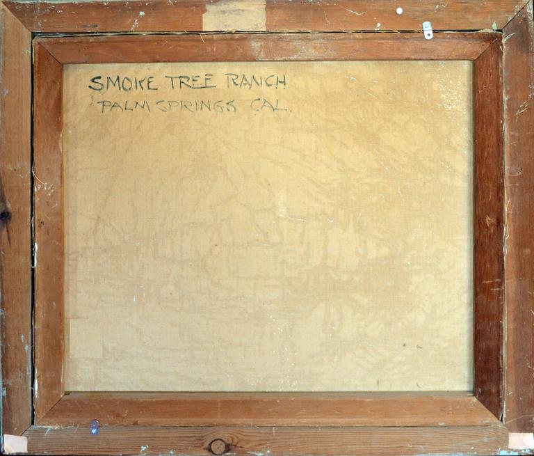 Walter Farrington Moses - 1930s Smoke Tree Ranch Desert Landscape at ...