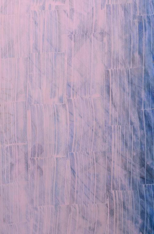 Maureen Fenton-Hansen - Vintage Pink and Blue Ombre Abstract For Sale ...