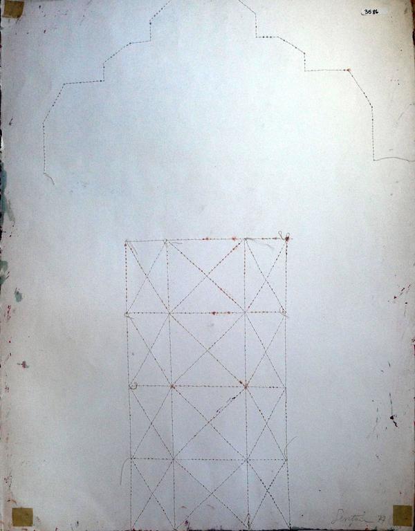 Maureen Fenton-Hansen - Vintage Magenta Abstract For Sale at 1stDibs